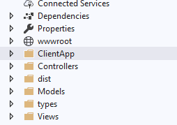 Setting up hybrid structure of MVC and ReactJS